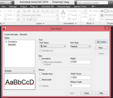 Essential Steps to create text style in AutoCAD